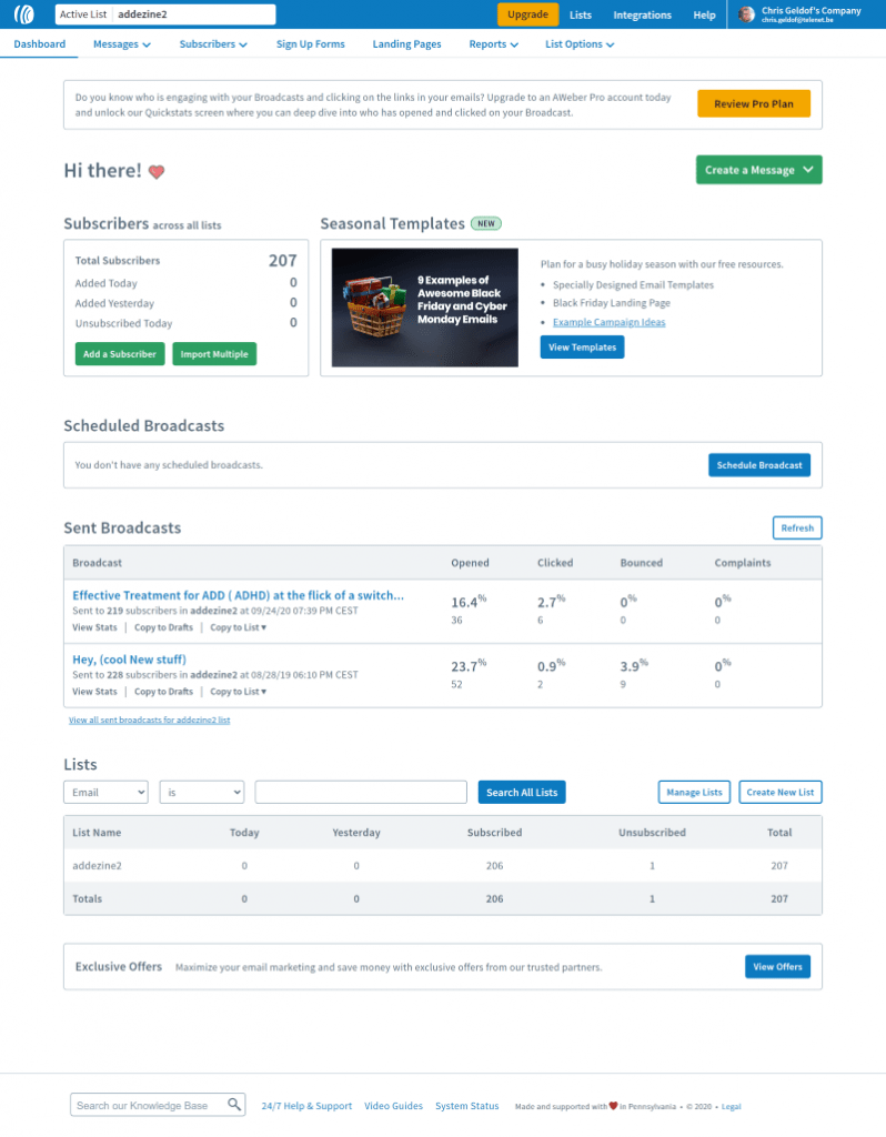 AWeber Review – A Great Email Marketing Solution in 2026? - Chris Geldof