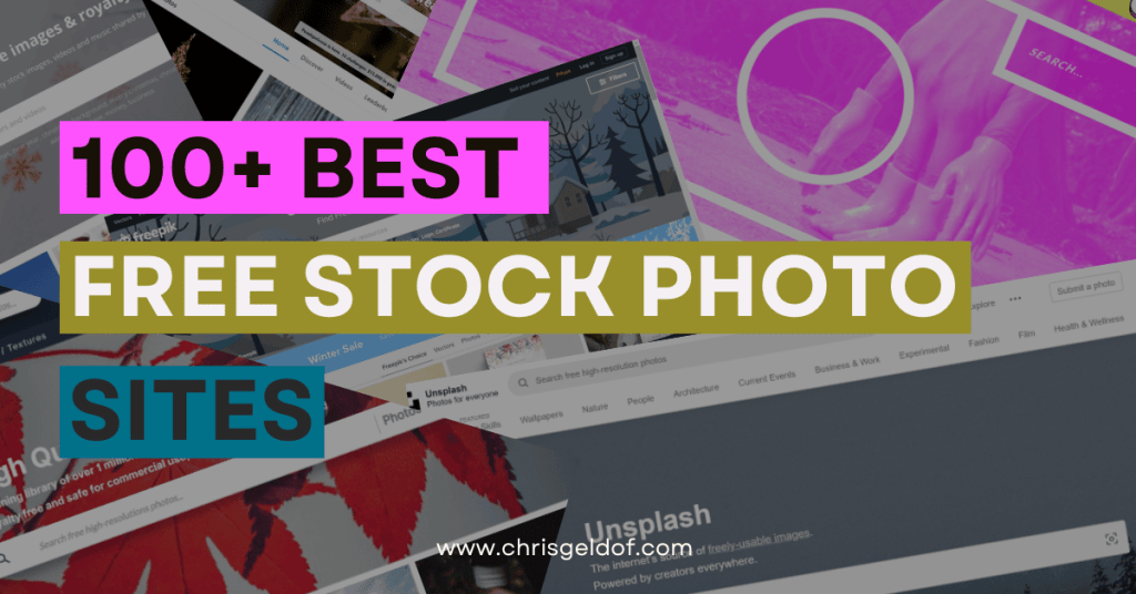 104 Best Free Stock Photo Sites For 2025 - Chris Geldof